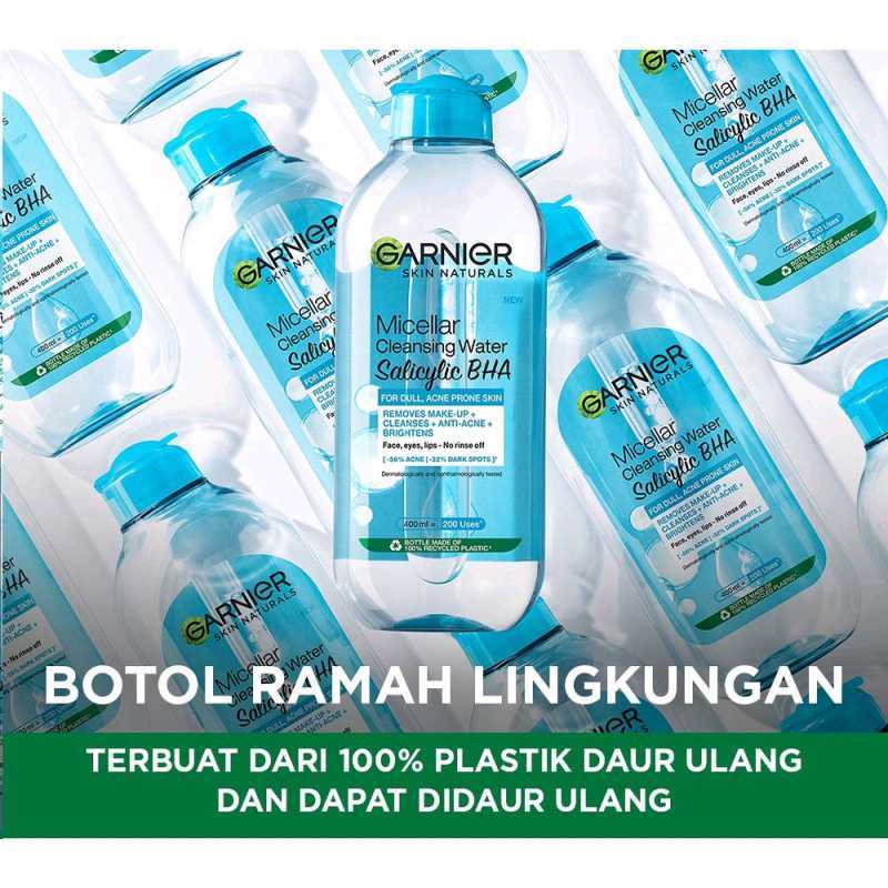 Promo Garnier Micellar Cleansing Water Salicilyc Blue 125ml Micellar ...