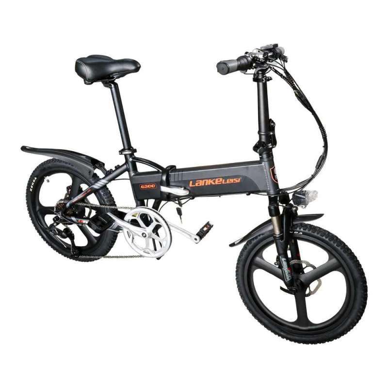 Jual Lankeleisi Sepeda Listrik Lipat Folding Bike Moped 48v 10ah - G300 ...