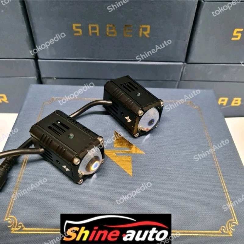 Jual Mini Projector Saber SR1 NANO Lampu LED Mini Projector Lowbeam ...