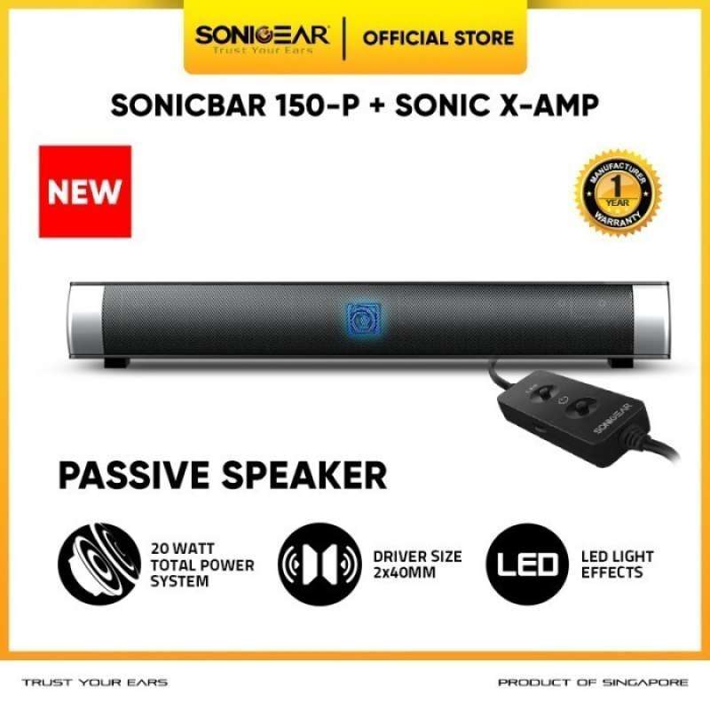 Promo Speaker SONICGEAR AudioBox Sonicbar 150P + Sonic X AMP Controller ...
