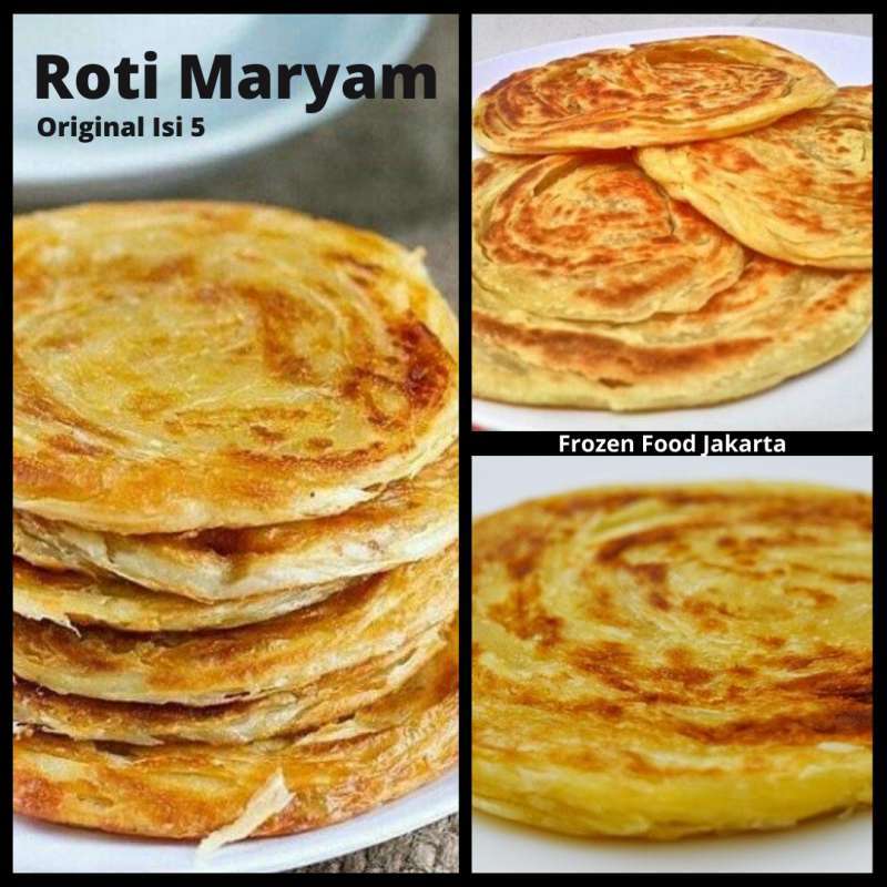 Promo Roti maryam / roti canai original isi 5 Diskon 8% di Seller ...