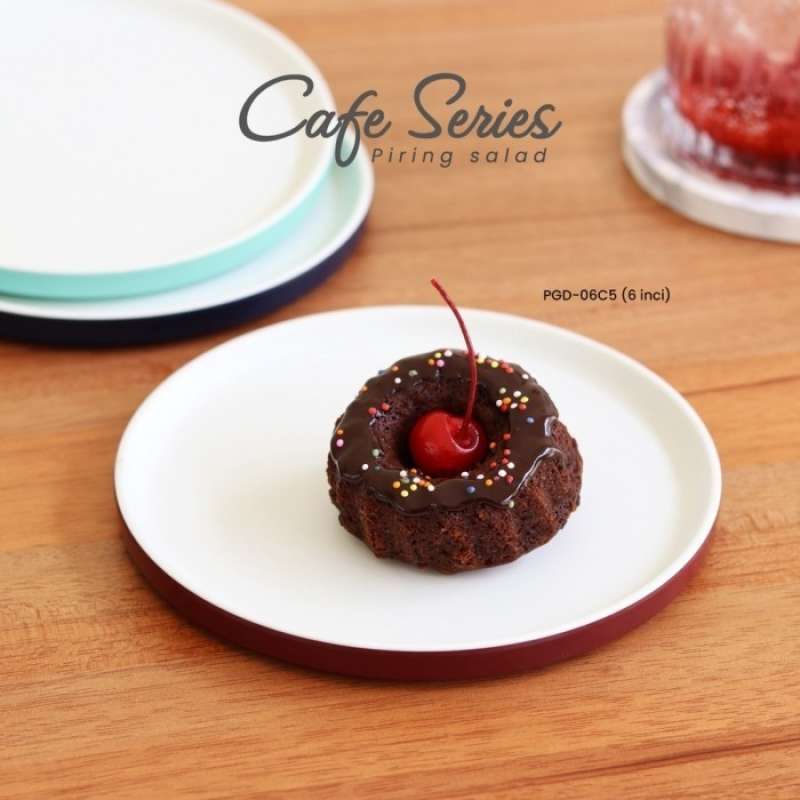 Jual Piring Kecil Cafe Restoran Hotel 2 Warna Pastel Doff Melamin ...
