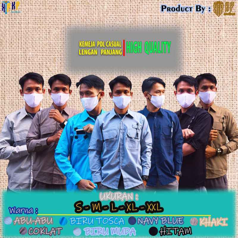 Jual Kp Atribut | Kemeja Kerja Lapangan/pdl Lengan Panjang | Seragam ...