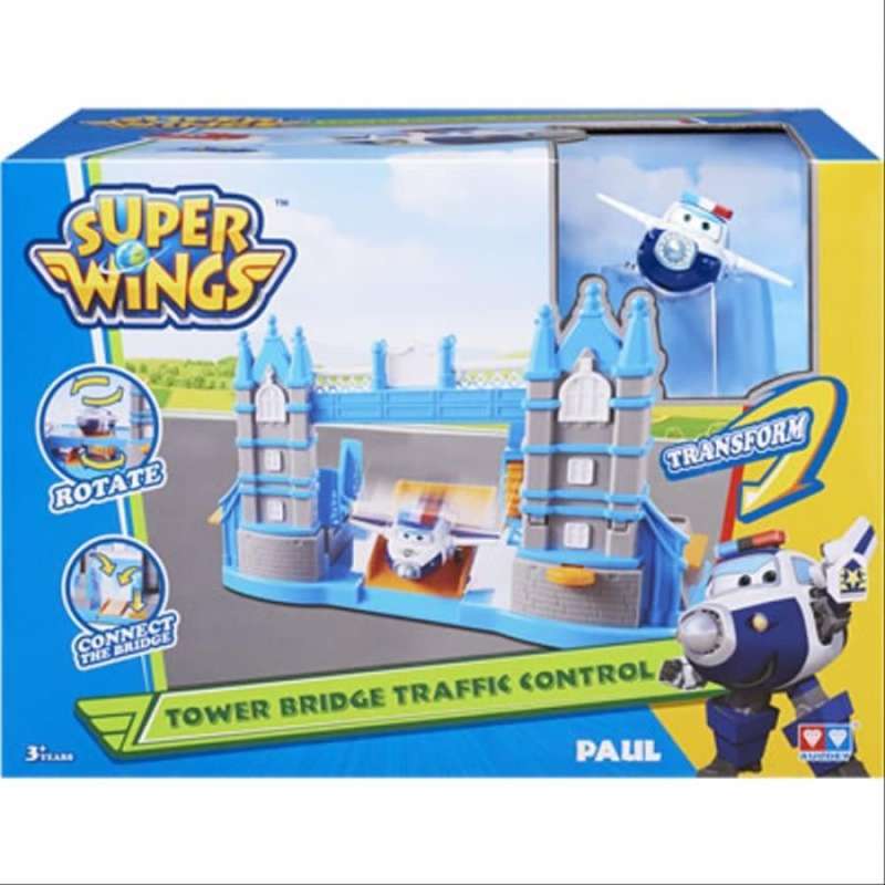 Jual Audley Super Wings Paul Tower Bridge Traffic Control Playset Di ...