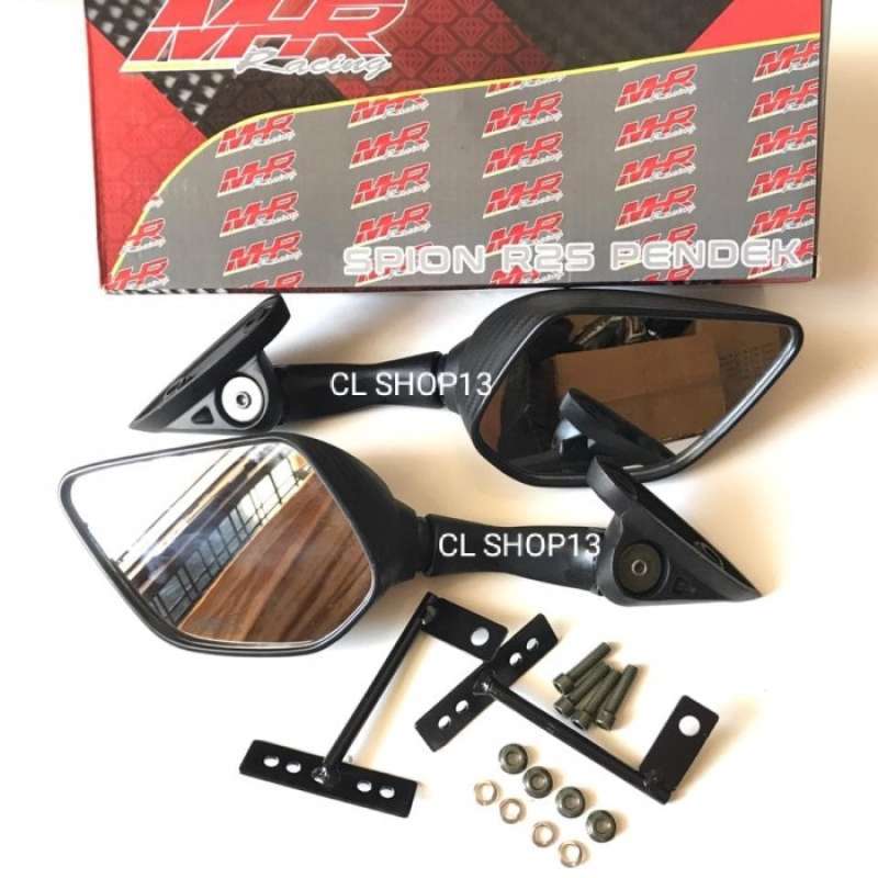 Jual Spion R25 Karbon Pendek MHR Kaca Bening for Motor Yamaha Nmax Lexi ...