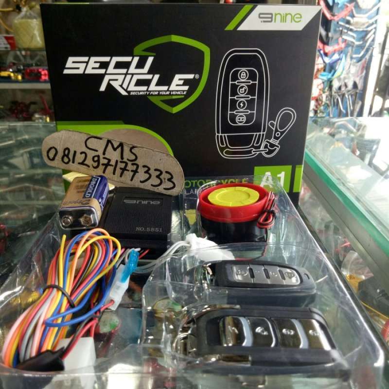 Jual Alarm Motor 9nine Original A1 / Alarm Remote Motor 9 Nine A1 Original Di Seller Ruji Store ...