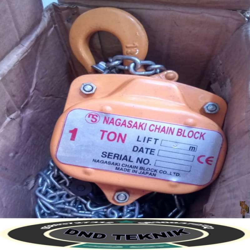 Jual Chain Block Nagasaki 1 Ton X 5 Meter Original Made In Japan(dnd ...