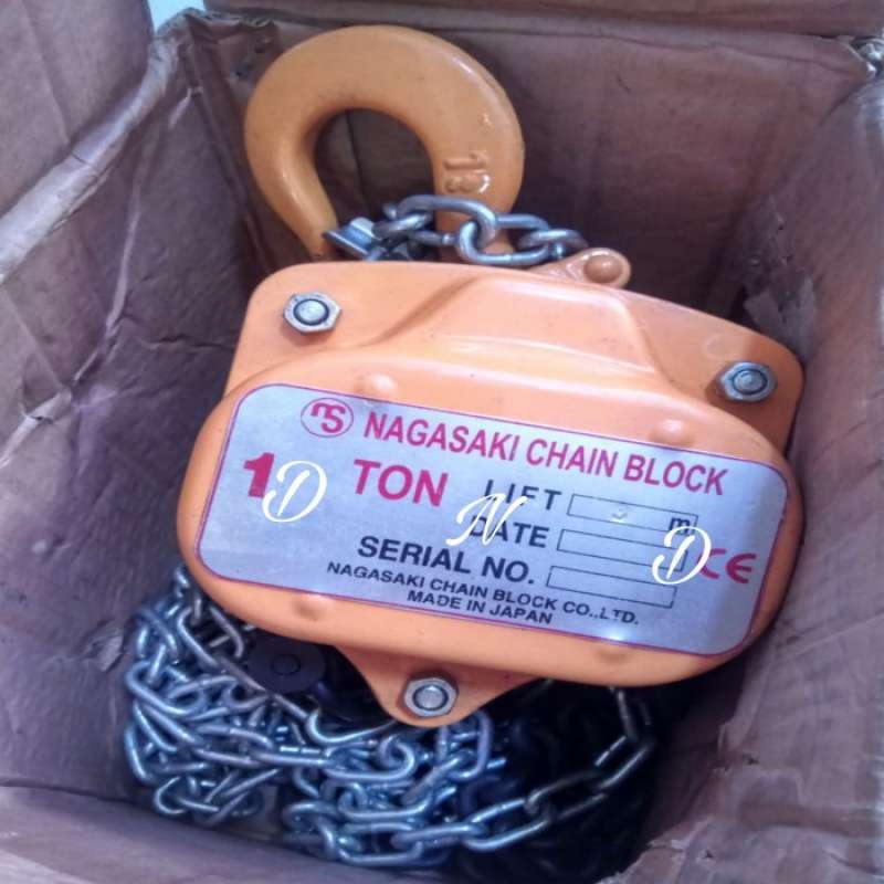 Jual Chain Block Nagasaki 1 Ton X 5 Meter Original Made In Japan(dnd ...