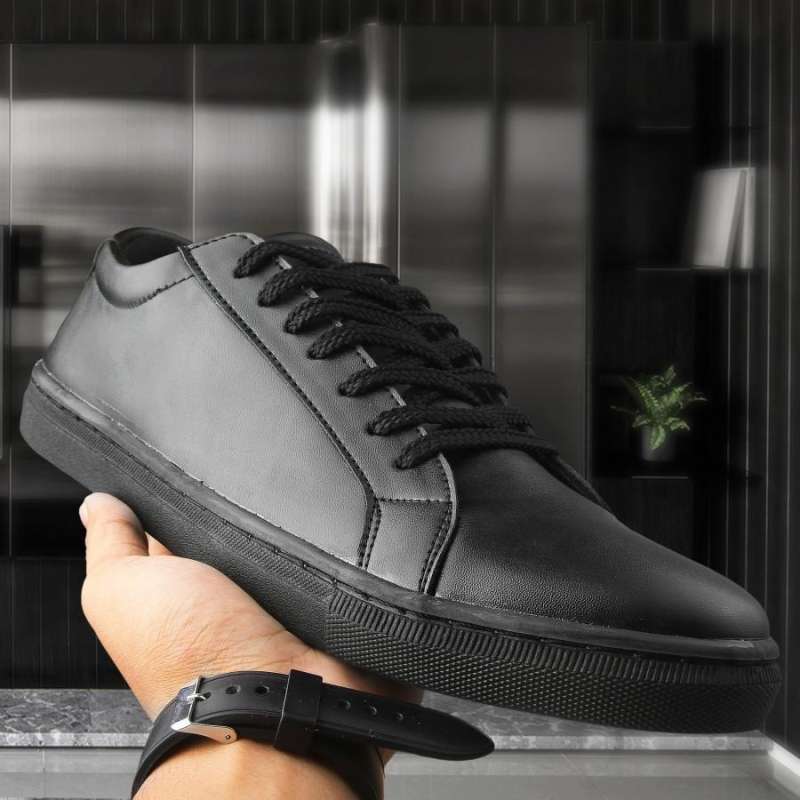 Jual Victor Full Black |manneedme X Arf| Sepatu Sneakers Pria Casual ...