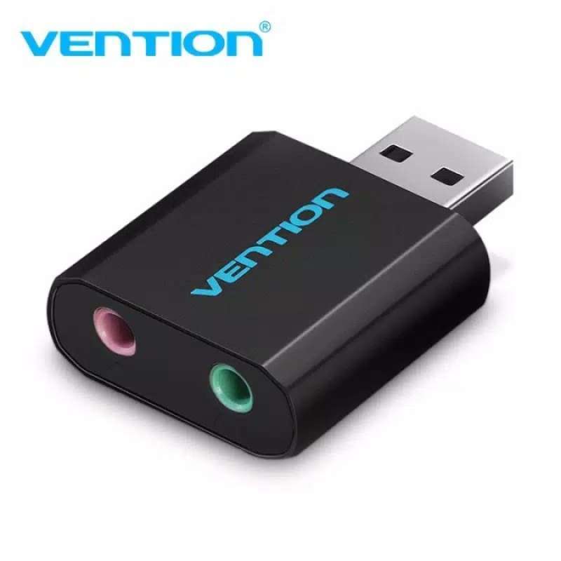 Jual Vention Usb Sound Card External Jack 3.5mm Audio Microphone ...
