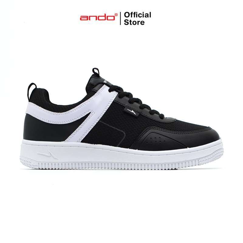 Promo Ando Official Sepatu Sneakers Kuga Pria Dewasa - Hitam/Putih ...