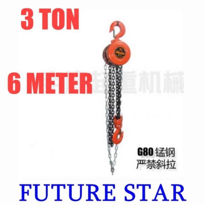 Jual Chain Block/hoist Block/katrol 3 Ton 6 Meter Di Seller Vexana Jaya ...