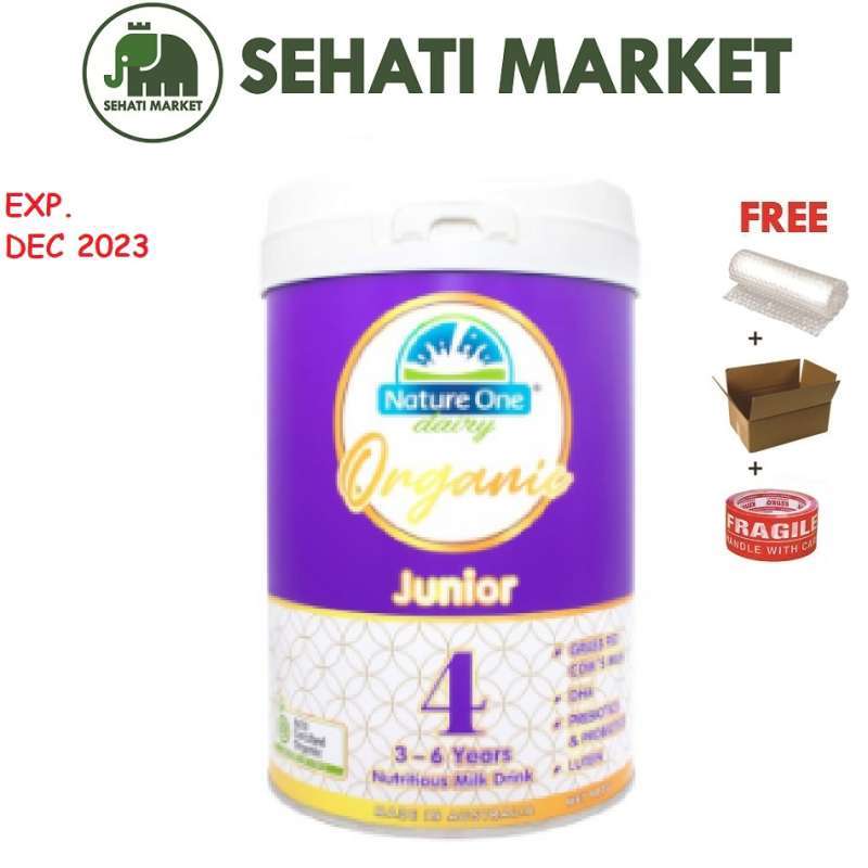 Jual NATURE ONE DAIRY ORGANIC STEP 4 JUNIOR 3-6 TAHUN 900g di Seller Sehati Market Official ...