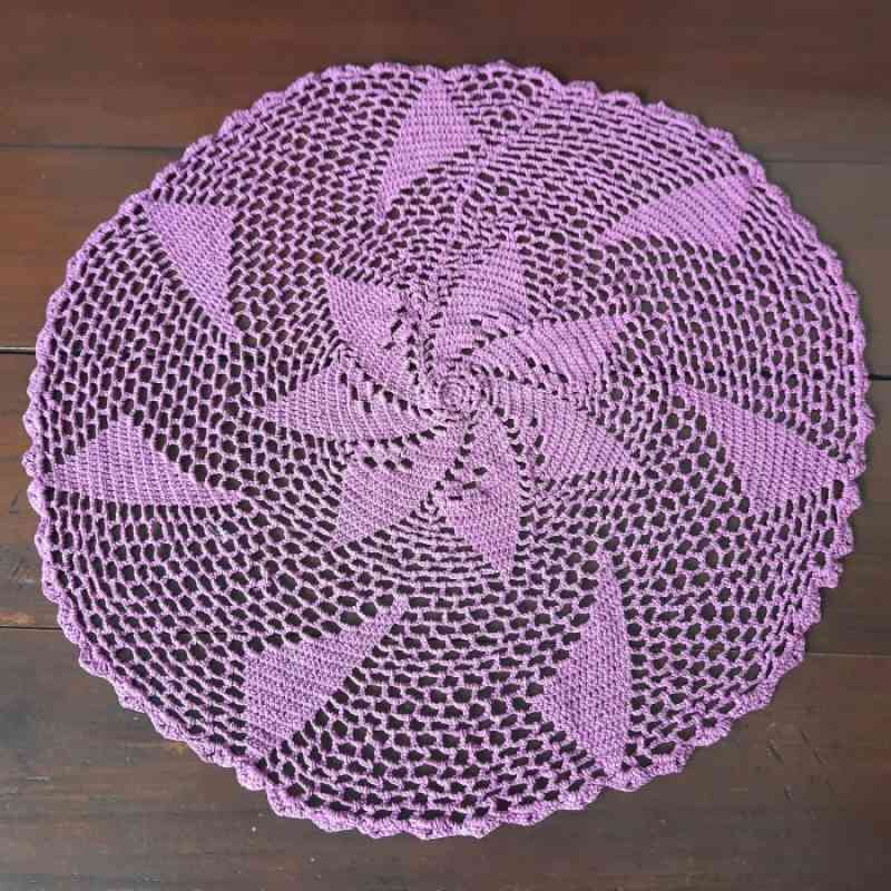 Jual Taplak Rajut Handmade Besar Katun Halus Bulat Meja Atau Sofa Di ...