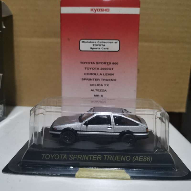 Promo Diecast 1 64 Kyosho Toyota Corolla Sprinter Trueno AE86 Silver ...