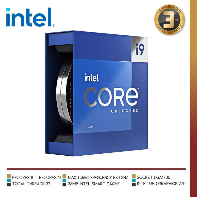 Jual INTEL CORE I9-13900K | Desktop Processor 24 (8P+16E) Cores LGA ...