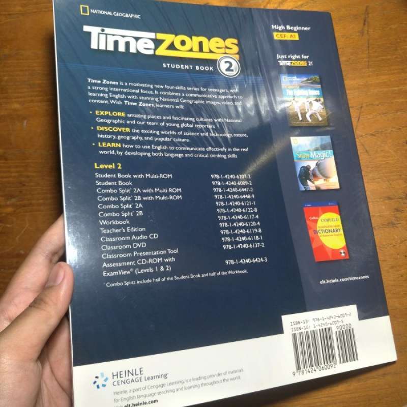 Jual BUKU TIMEZONES STUDENT BOOK 2 NATIONAL GEOGRAOHIC di Seller Bane ...