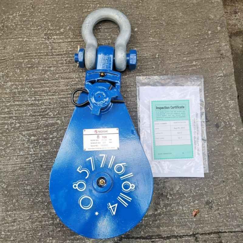 Jual Snatch Block 4 Ton Shacle 4 Inch 6 Inch Type Heavy Duty Nagasaki ...