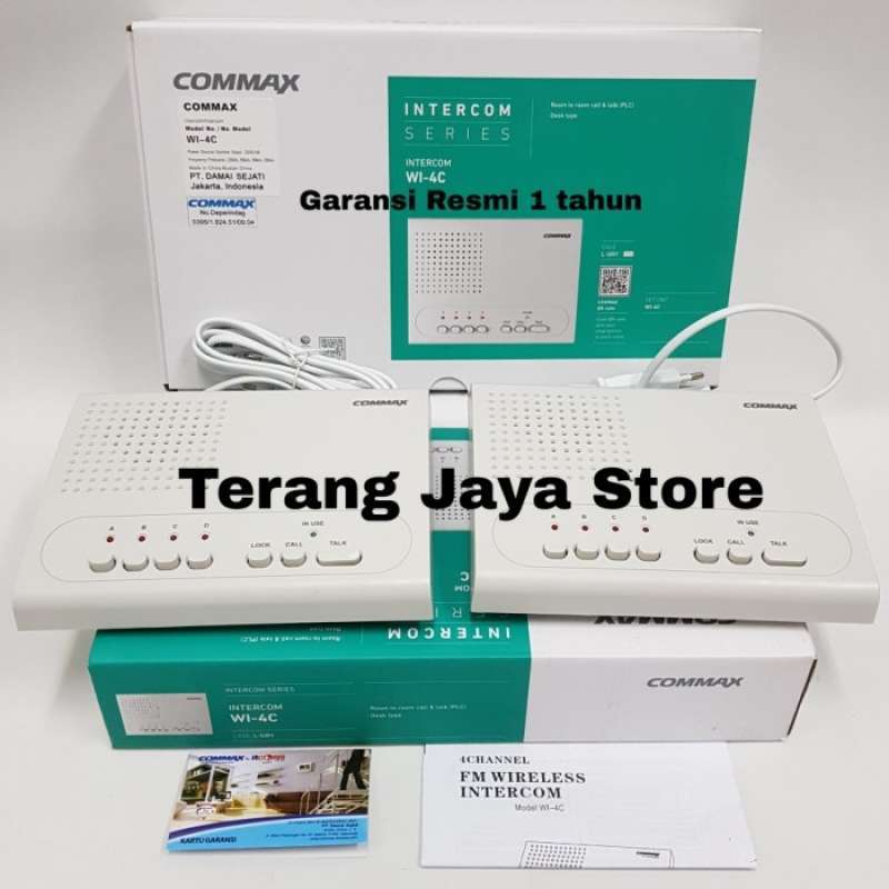 Promo Intercom Commax Wi-4C Wireless (2 Unit) (100% Asli & Garansi ...