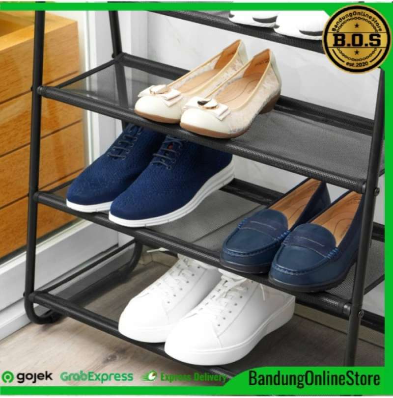 Jual Informa Benneth Rak Besi Jaring Sepatu 4 Tingkat Tempat Sepatu ...