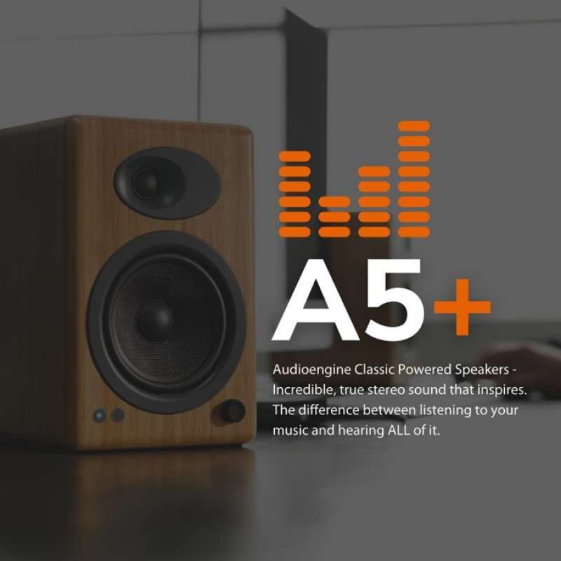 Jual Audioengine A5+ Plus Wireless Hi-fi True Stereo Sound Monitor ...