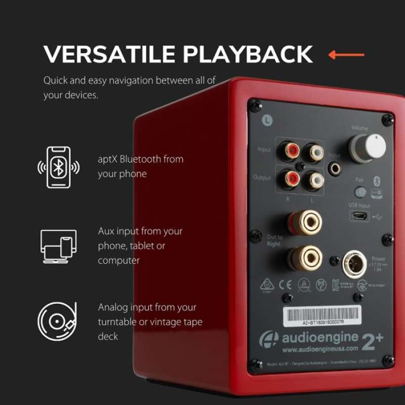 Jual Audioengine A2+ Premium Powered Desktop Speakers Original Di ...