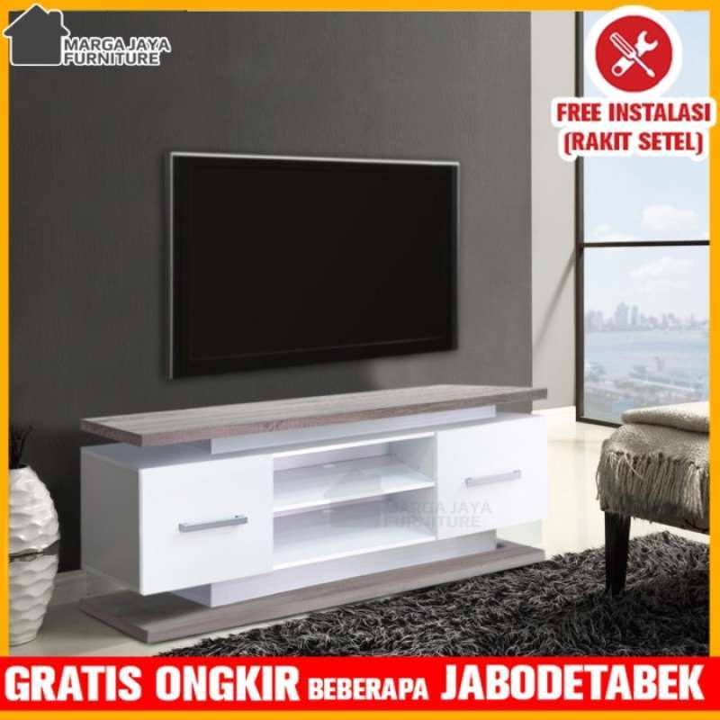Promo Lemari Meja Tv Bufet Buffet Laci Minimalis Modern Kayu Partikel ...