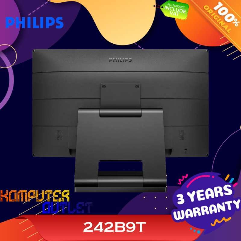 Promo Philips 242b9t - 24 Inch Touch Screen Monitor 1920x1080 Fhd Ips ...