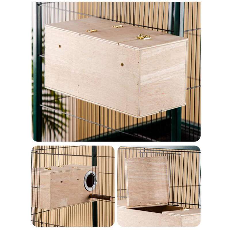Jual Bird Nest Nesting House Mating Box Hatching Budgie Parrot Breeding ...