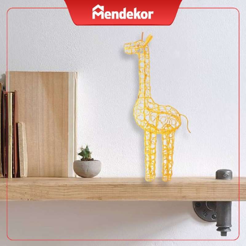 Jual Tuk Kuning | Pajangan Patung Besi Binatang Jerapah Rak Meja Hiasan ...