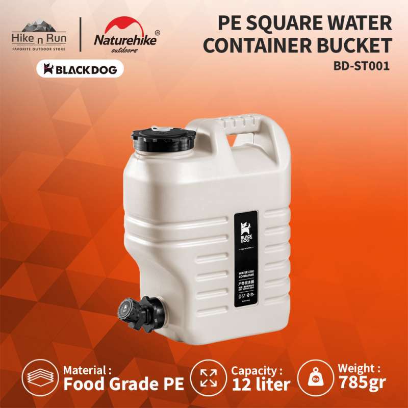 Jual Galon Air Blackdog Bd-st001 Pe Square Water Container Bucket Di ...