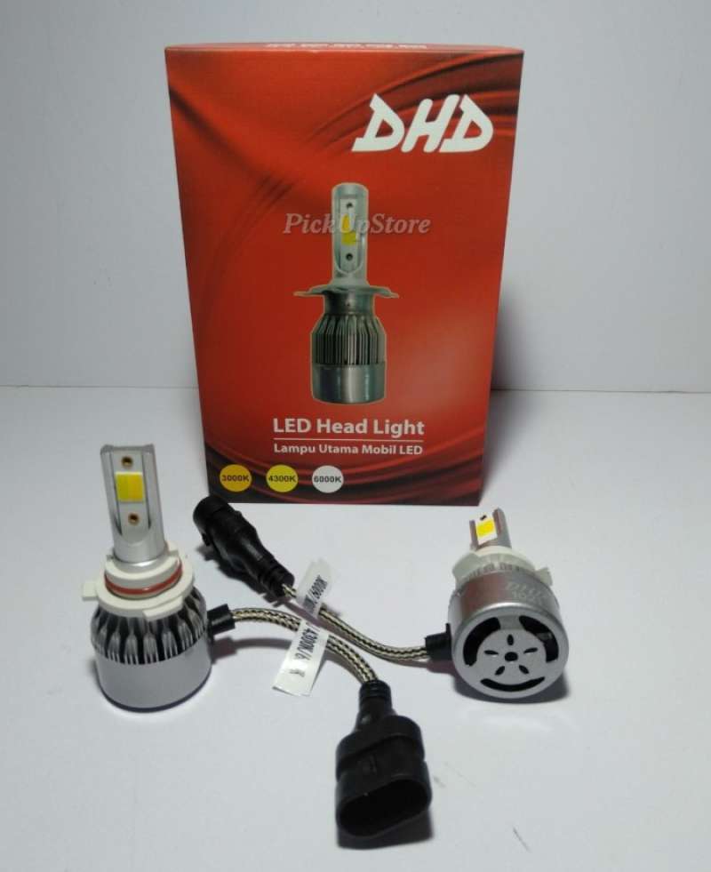 Promo LED Headlight Lampu Utama Mobil DHD HB4 3WARNA Diskon 23% di ...