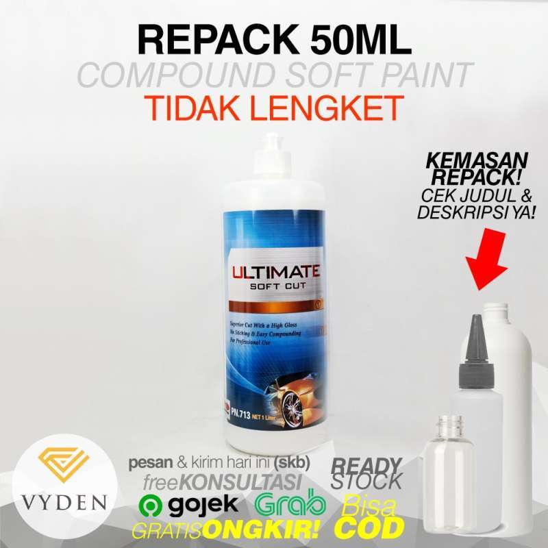Jual IPO ULTIMATE SOFT CUT REPACK Ecer Kompon Kasar Compound Kumpon Cat ...