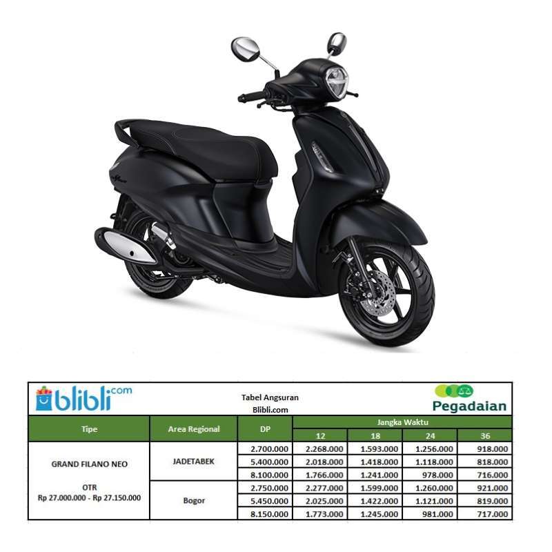 Jual Pegadaian - [DP] Yamaha Grand Filano Hybrid Connected - NEO ...