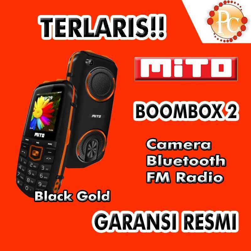 Jual HP Mito Boombox 2 Candybar Big Speaker - BLACK GOLD di Seller ...