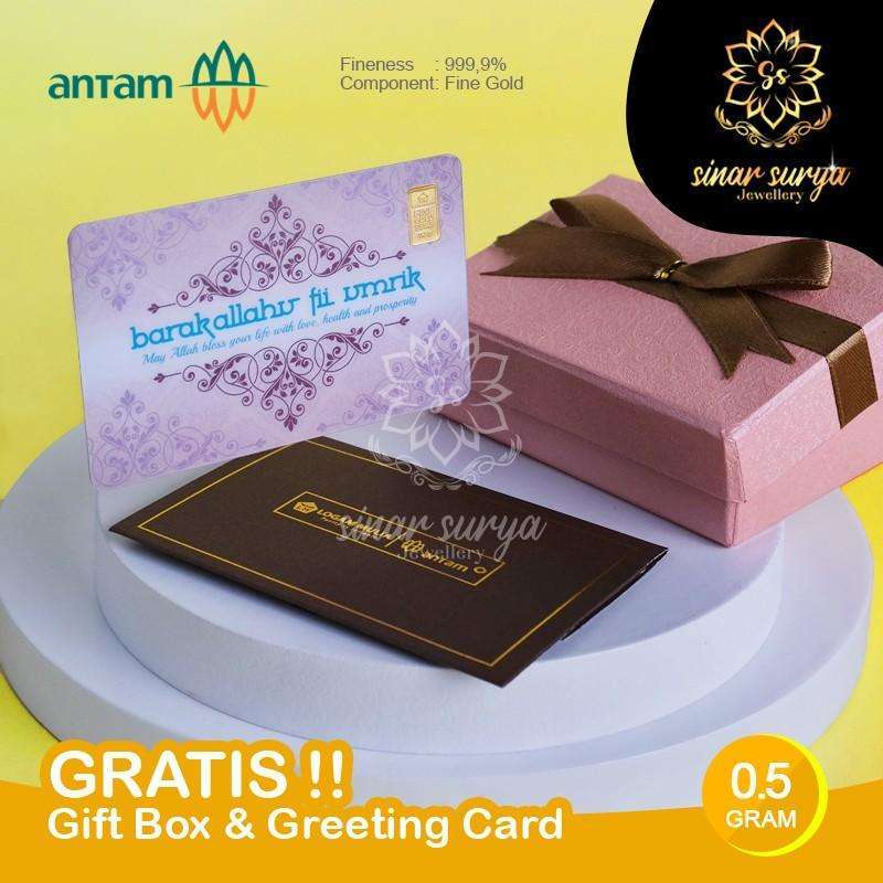 Promo Kartu Ucapan Barakallah Umrik Produk Baru Bonus 0.5 Gr Diskon 20% di Seller SS Jewelry ...