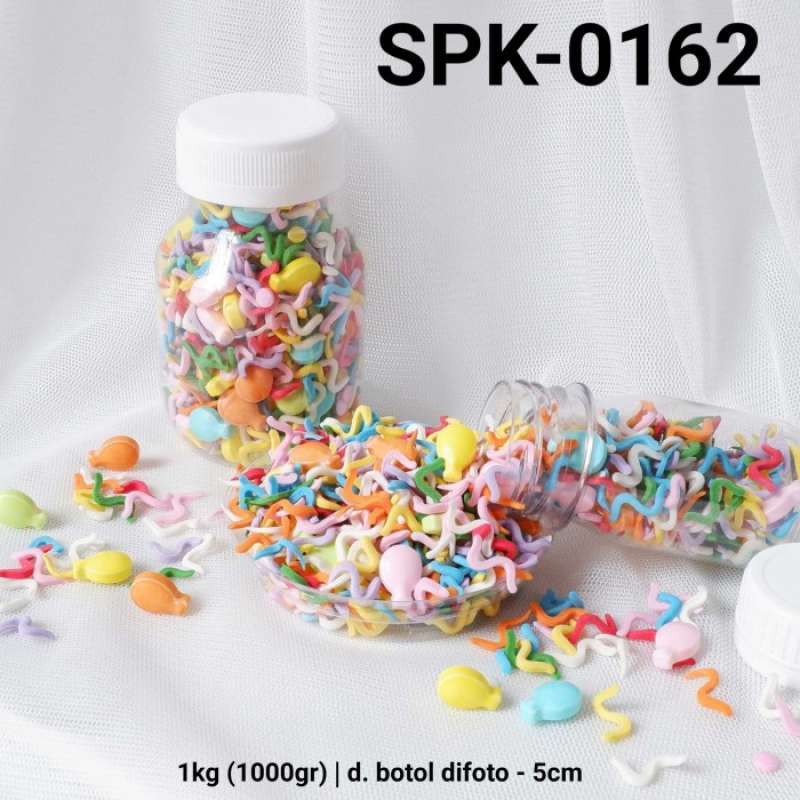 Promo SPK-0162 Sprinkles sprinkle sprinkel 1kg 1 kilo balon confetti ...