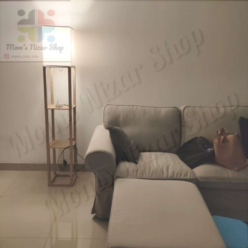 Jual Eglare Shelvy Lampu Lantai Standing Floor Lamp Rak Buku 2in1 ...