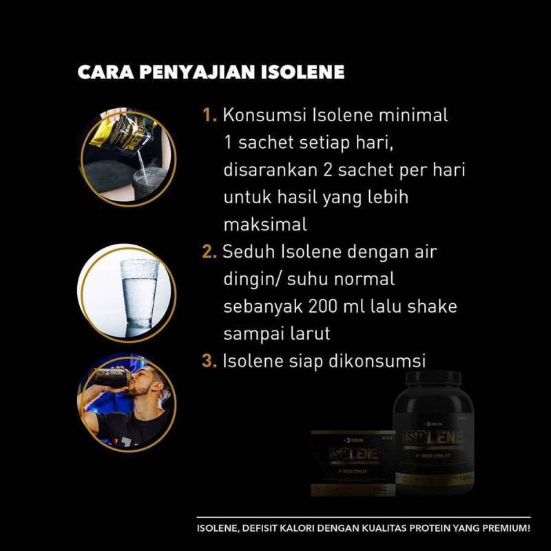 Jual Evolene Isolene Isolate Whey Isolate 50 Sachet - Vanila | Sachet ...