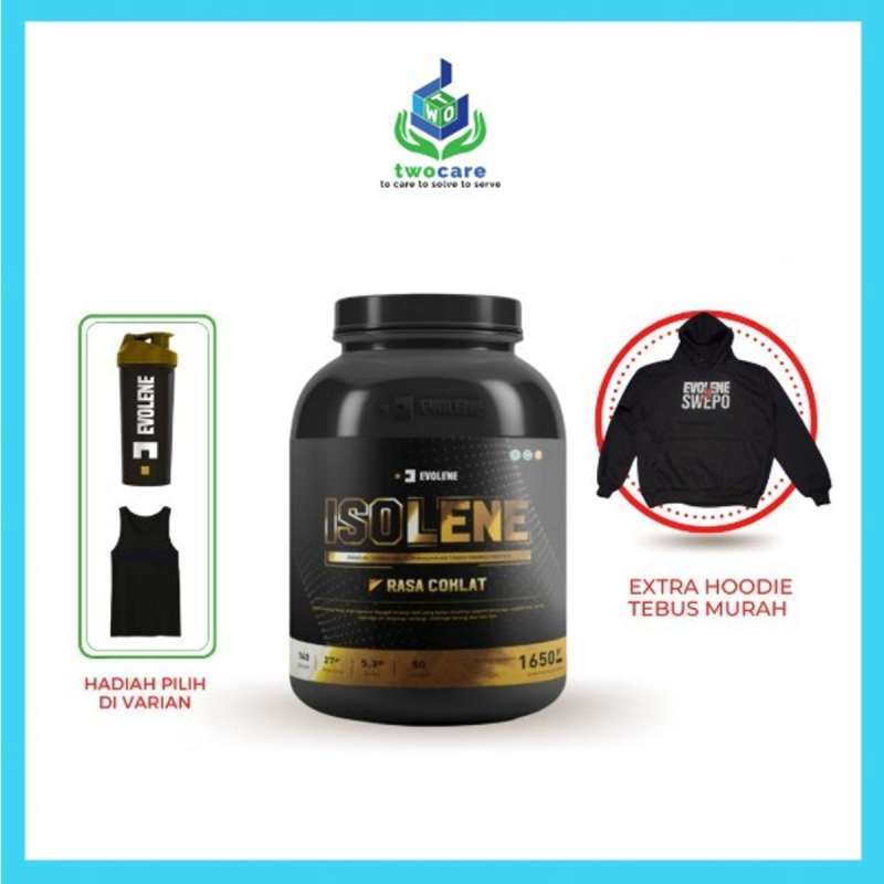 Jual Evolene Isolene Isolate Whey Isolate 50 Sachet di Seller TWOCARE ...