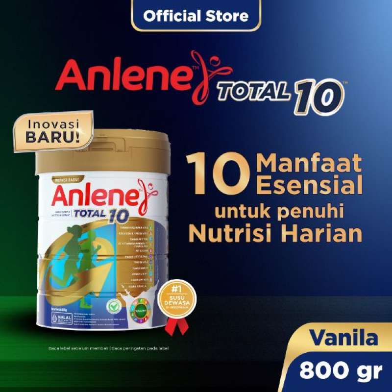Promo Anlene Total 10 Rasa Vanilla [800 G] Diskon 11% Di Seller ...