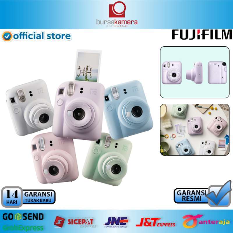 Jual Bkp Fujifilm Instax Mini 12 Instant Film Camera Original Resmi Di
