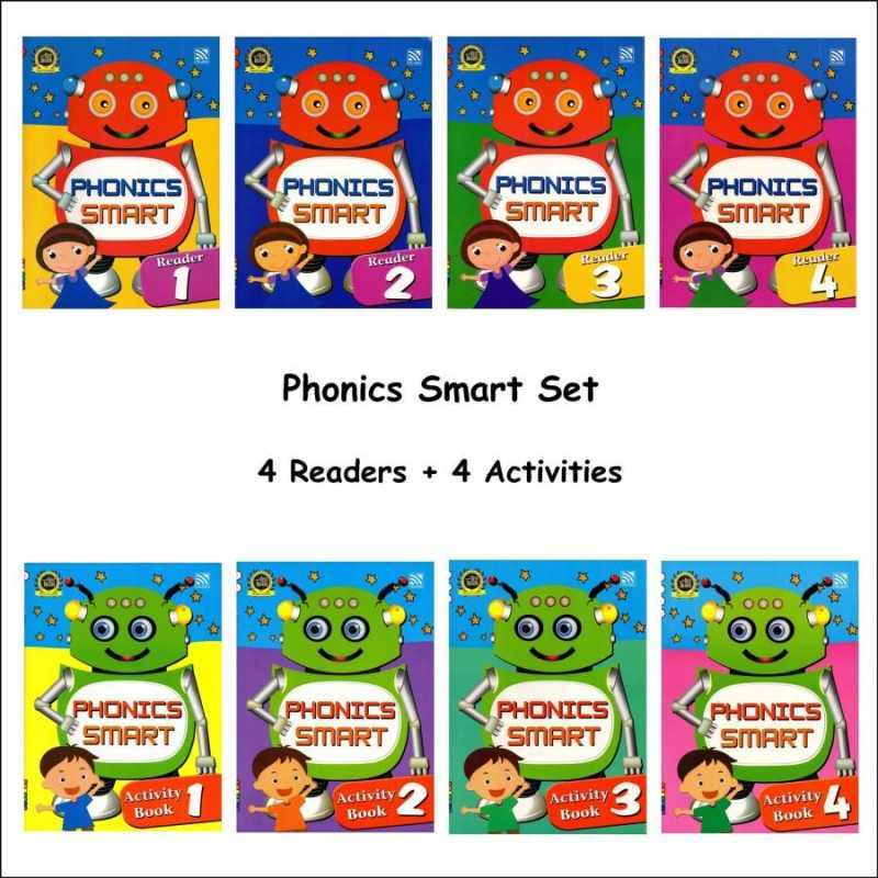 Jual Paket Phonics Smart Book + Activity 1 - 4 Di Seller Gading Media ...
