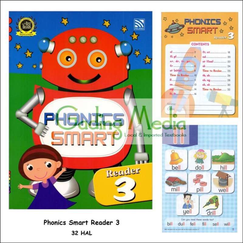 Jual Paket Phonics Smart Book + Activity 1 - 4 Di Seller Gading Media ...