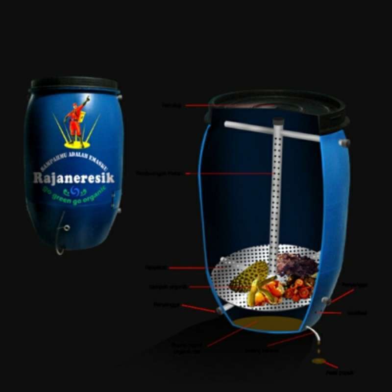 Promo komposter 30L tong plastik HDPE - Multicolor Diskon 33% di Seller ...