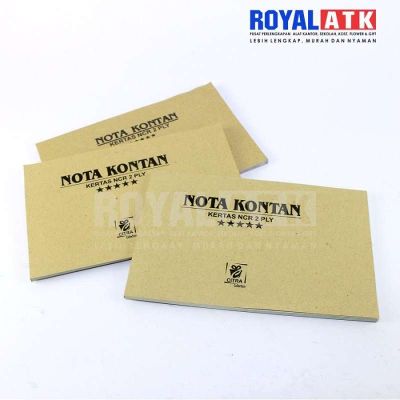 Jual Nota Kontan Ncr 1/4 Folio 2 Ply Datar Citra Di Seller Royal Atz ...