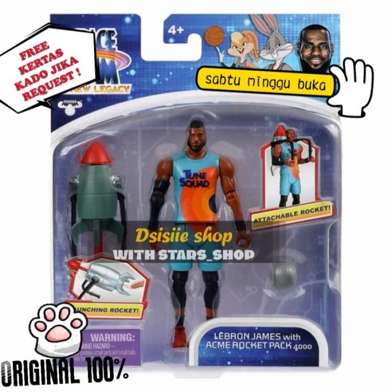 Promo Space Jam A New Legacy Lebron with Acme Rocket Pack Original ...