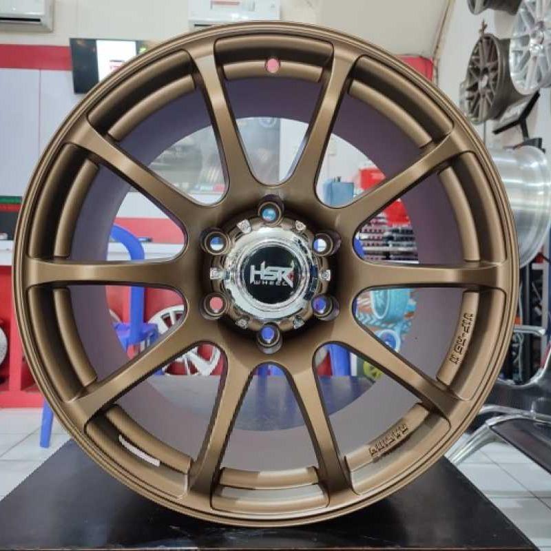 Jual Velg Mobil Racing Hsr Hiroshima H163 Hsr R18x95 H6x139,7 Et25 Sandy Br Di Seller Alice ...