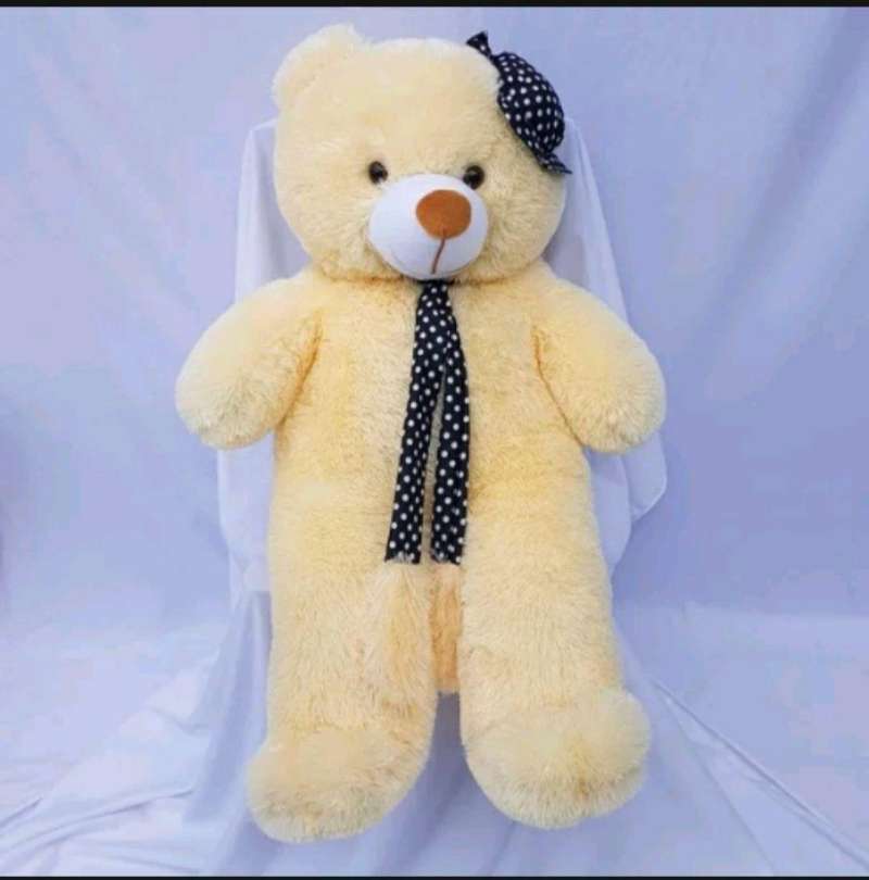 Jual Boneka Teddy Bear Jumbo Topi Syal Di Seller Afrilianwe ...