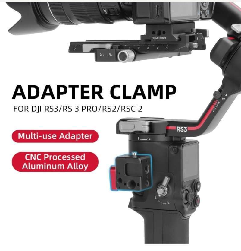 Jual Sunnylife mounting adapter clamp for DJI RS 2 RS 3 Pro RS 3 Mini ...